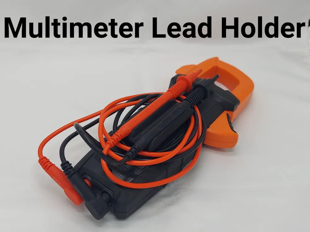 Multimeter Lead Holder-Wrap by LayeredPrecision - MakerWorld