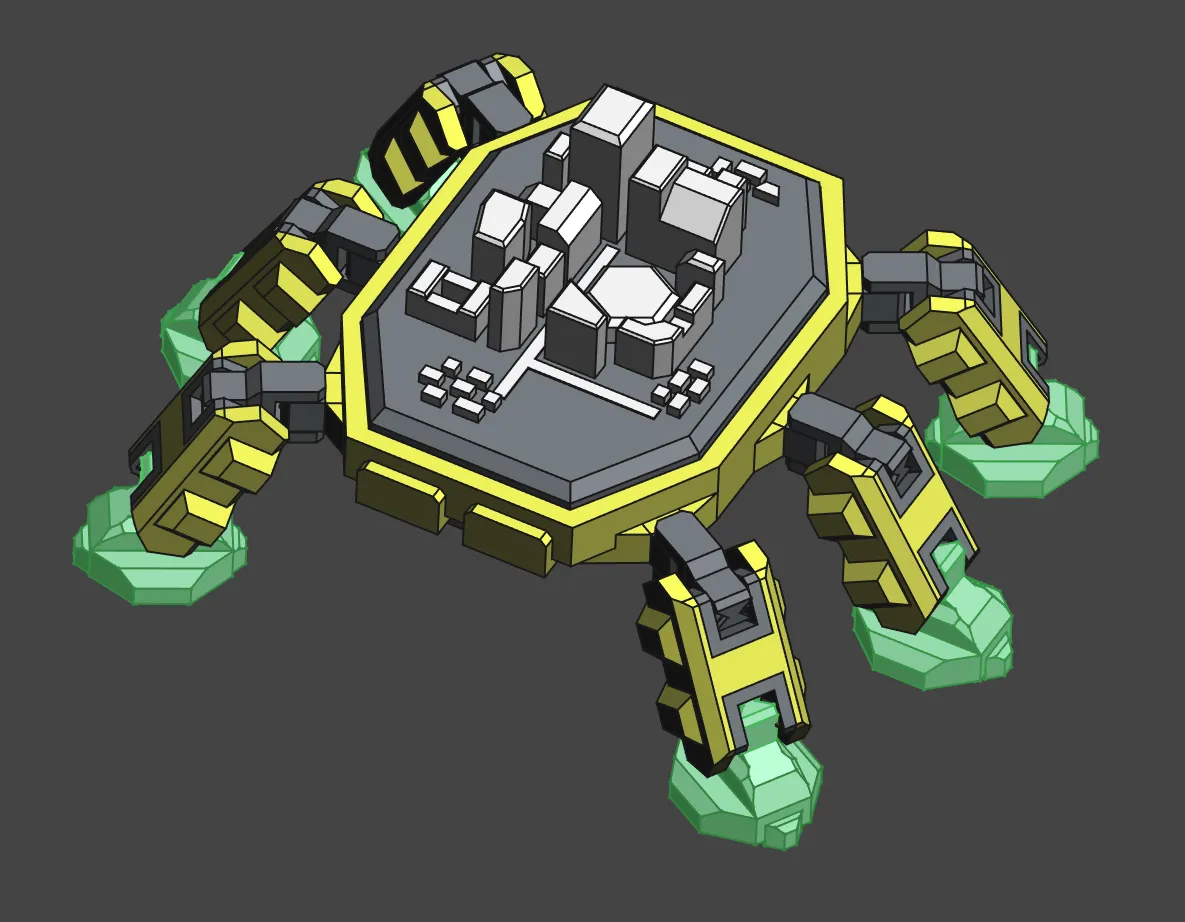 Citadel Crawler - Model Kit - Free 3D Print Model - MakerWorld