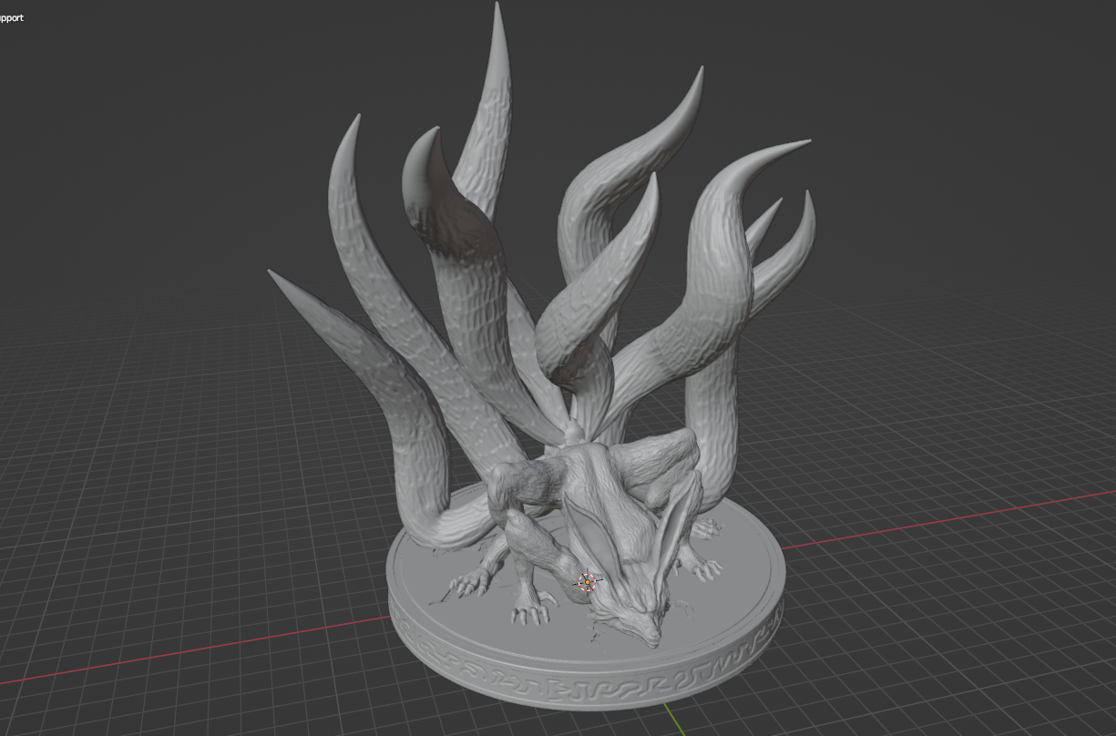 Kurama 9-Tail Beast by klypt - MakerWorld