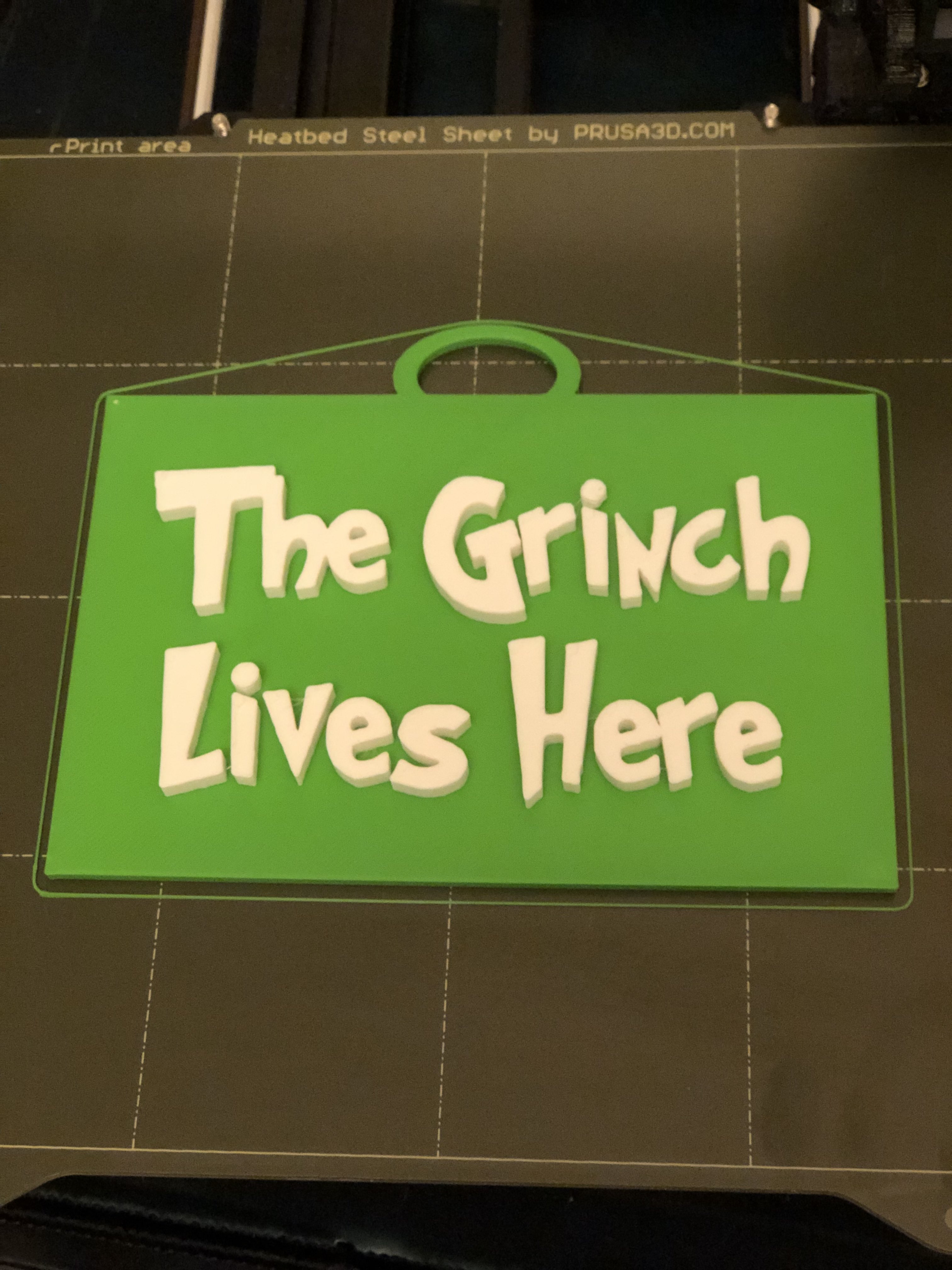 Grinch Sign by printtron_maker - MakerWorld