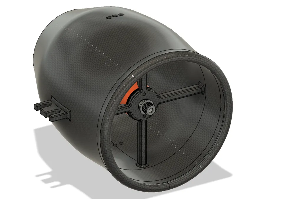 3d printed / EDF 132mm / Electric Ducted Fan / RC / by printtron_maker ...