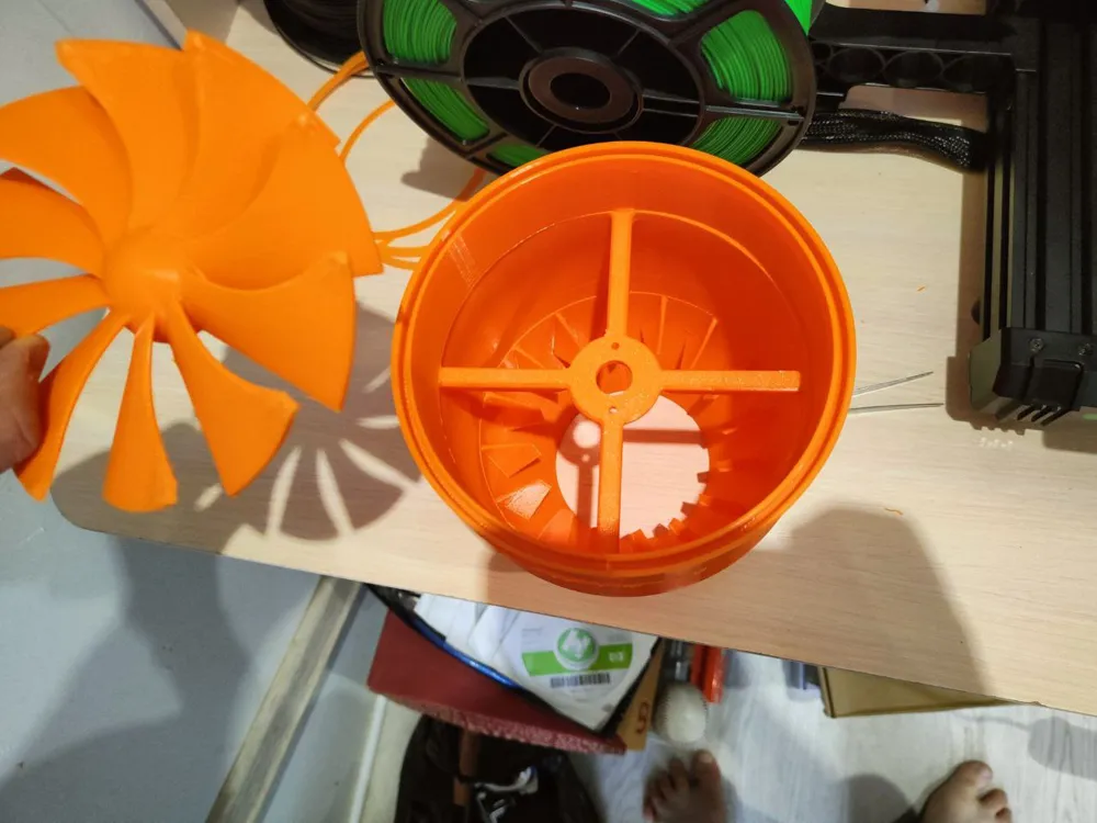 3d printed / EDF 132mm / Electric Ducted Fan / RC / by printtron_maker ...