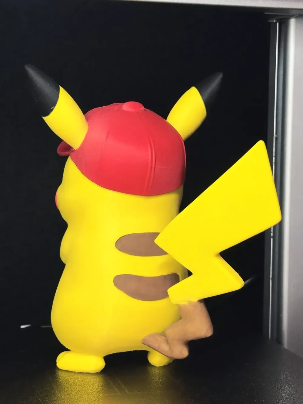 "My milk will spell it out!" Pikachu in a red riding hood hat, a ...