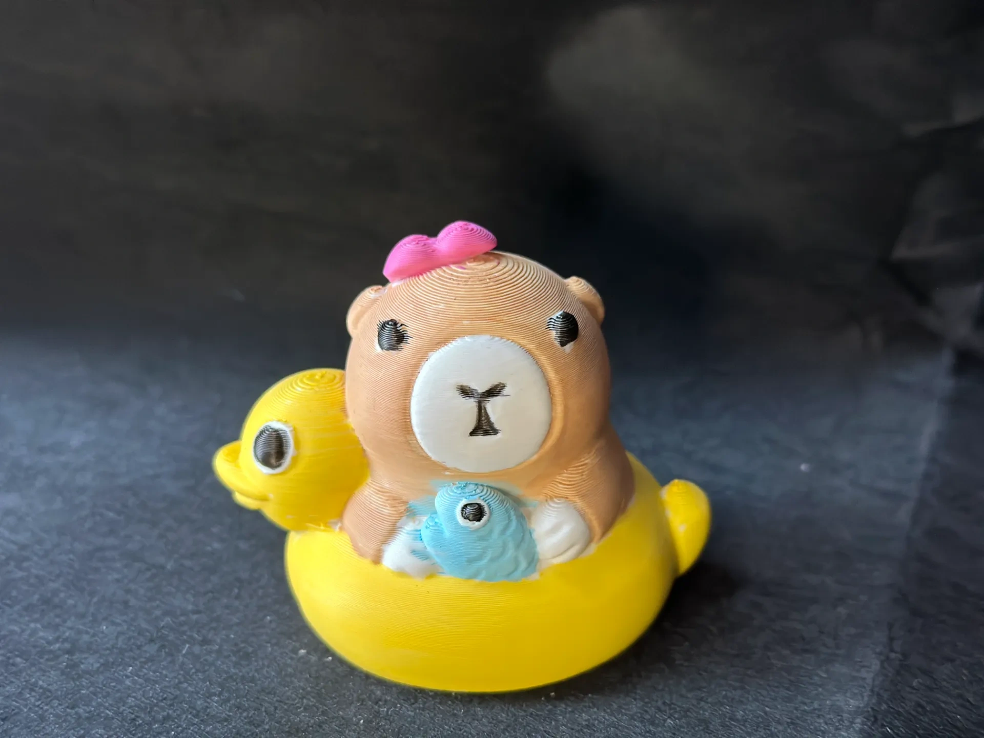 Capybara Fishing Vacation Edition Trendy Plaything Figurine by 潮玩 ...