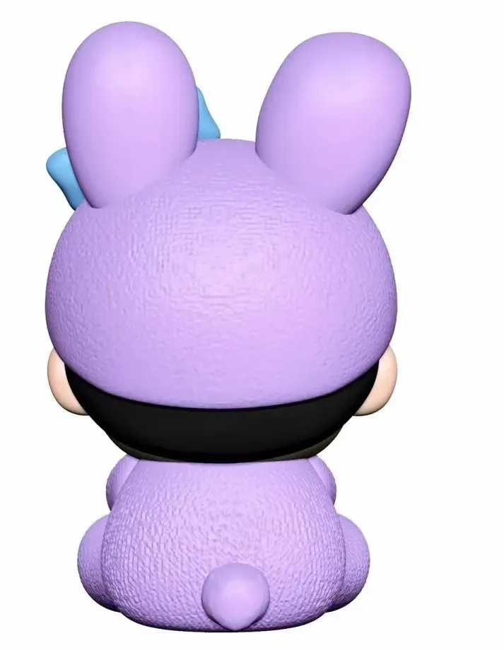 Crayon Shin-chan cosplay bunny by Knitted toys - MakerWorld