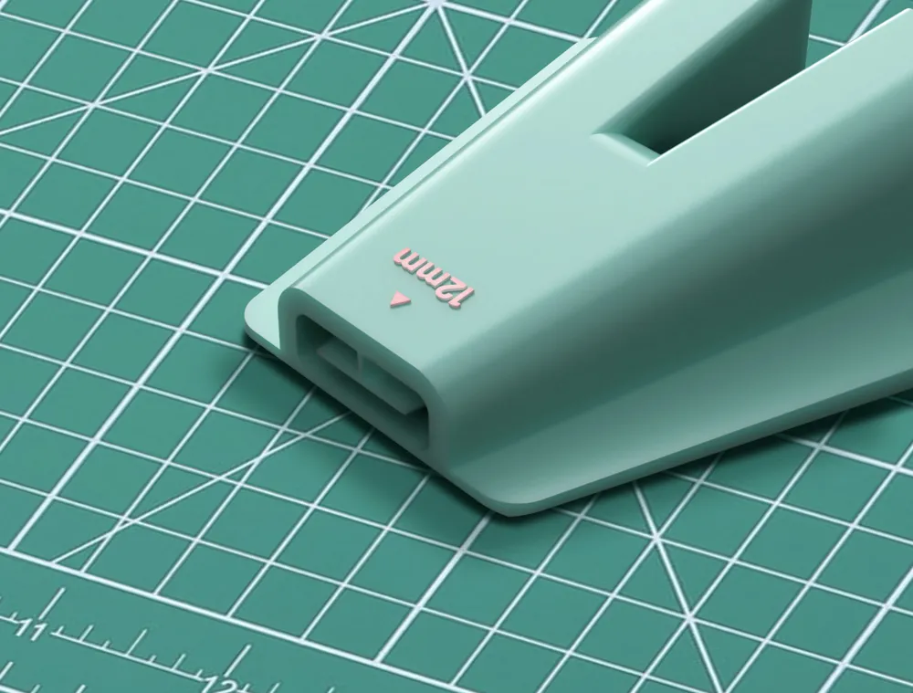 Sewing Bias Tape Maker - Metric - Free 3D Print Model - MakerWorld