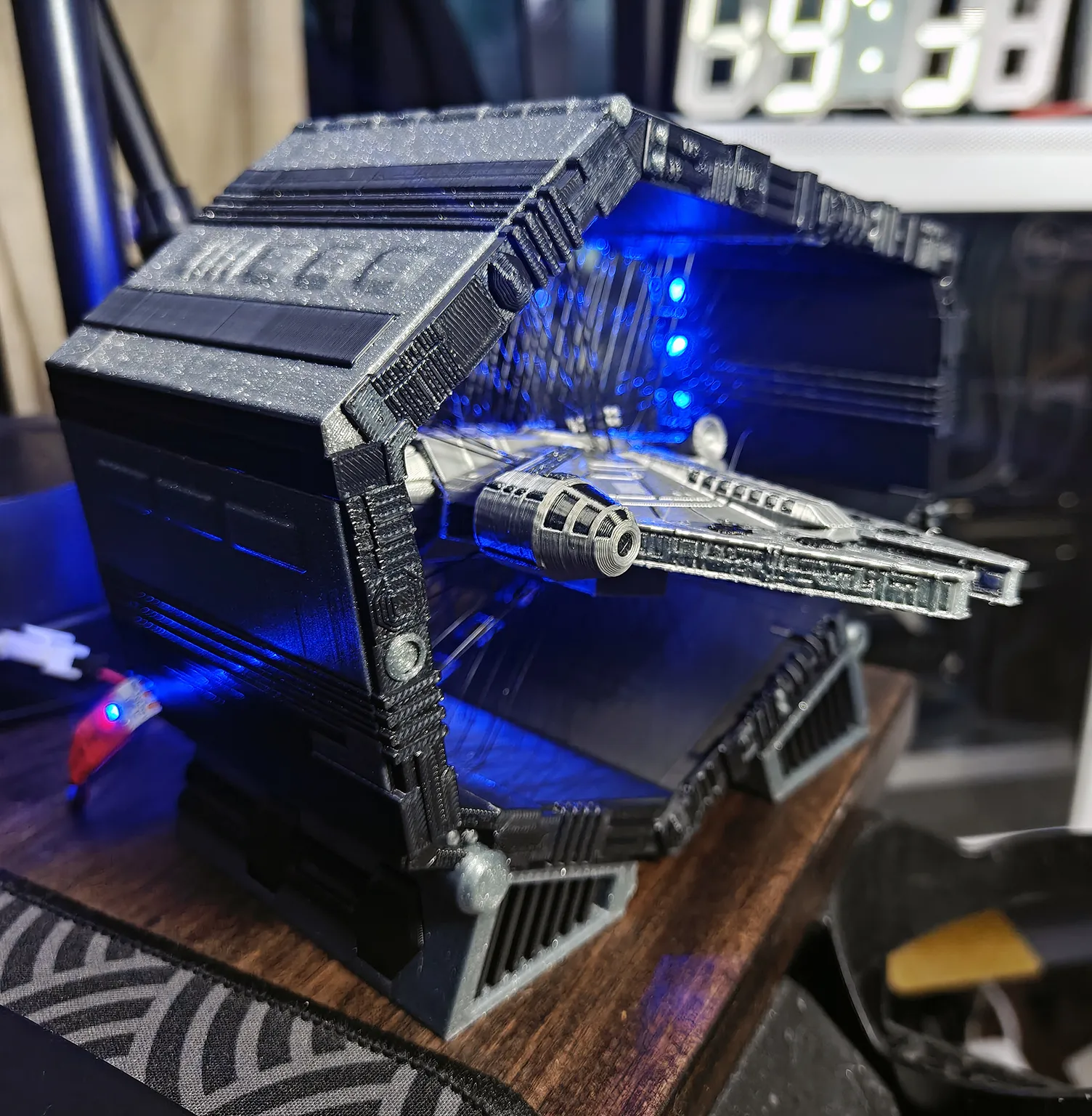 Suspended Millenium Falcon - Free 3D Print Model - MakerWorld