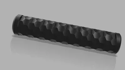 Airgun Moderator Hexagon .177 - .22 (1/2"-20 UNF) by MJM3D - MakerWorld