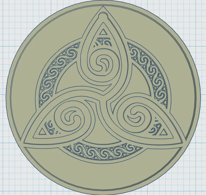 Viking Symbol Coaster 22 by user_3753322839 - MakerWorld