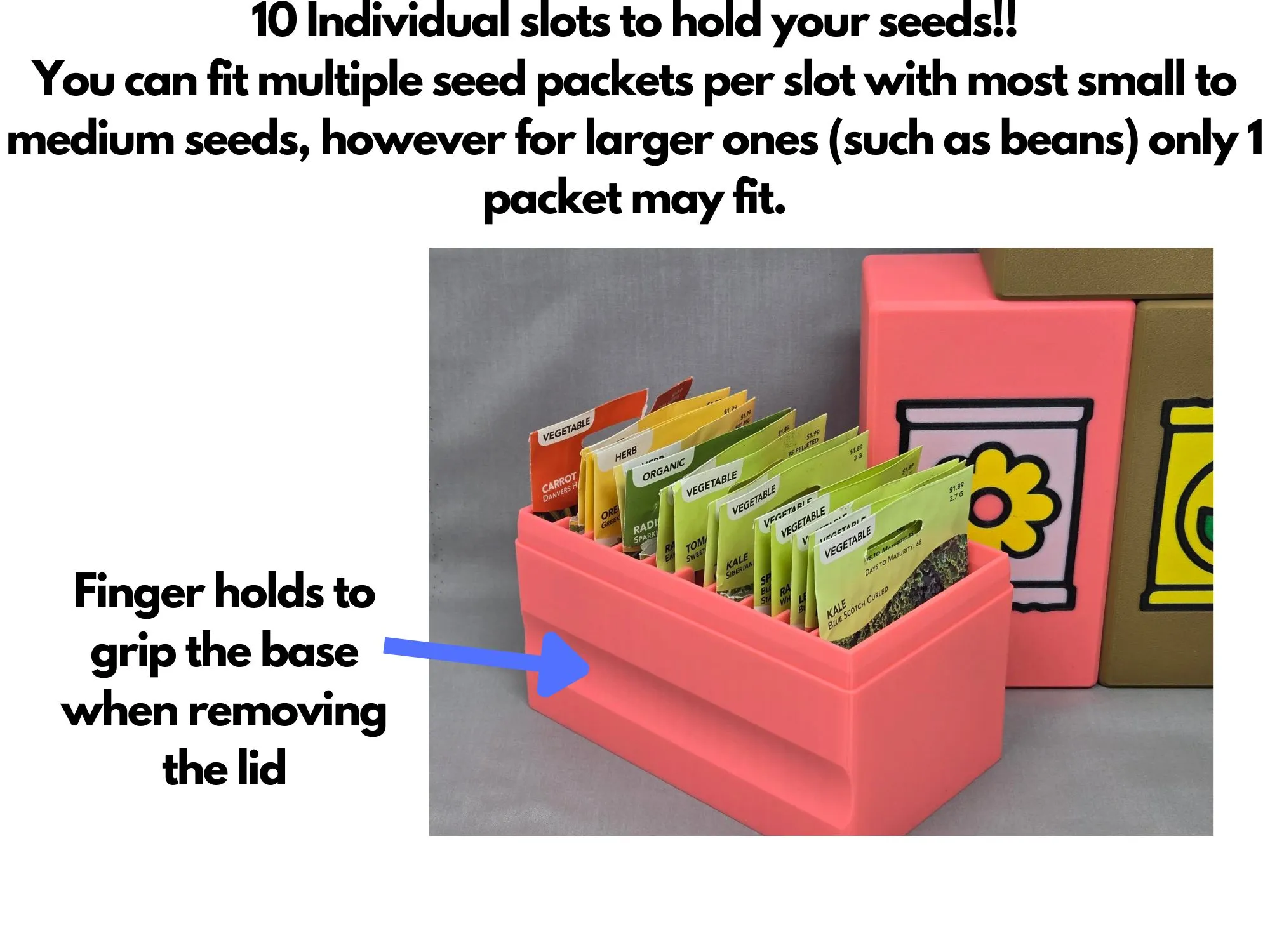 Seed Box for Packets - Free 3D Print Model - MakerWorld