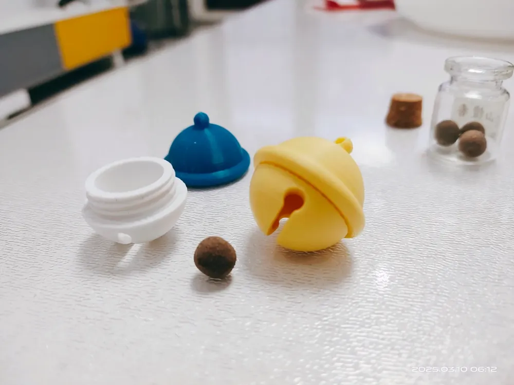 Doraemon's bell sachet, a storable key chain/pendant by YiYue - MakerWorld