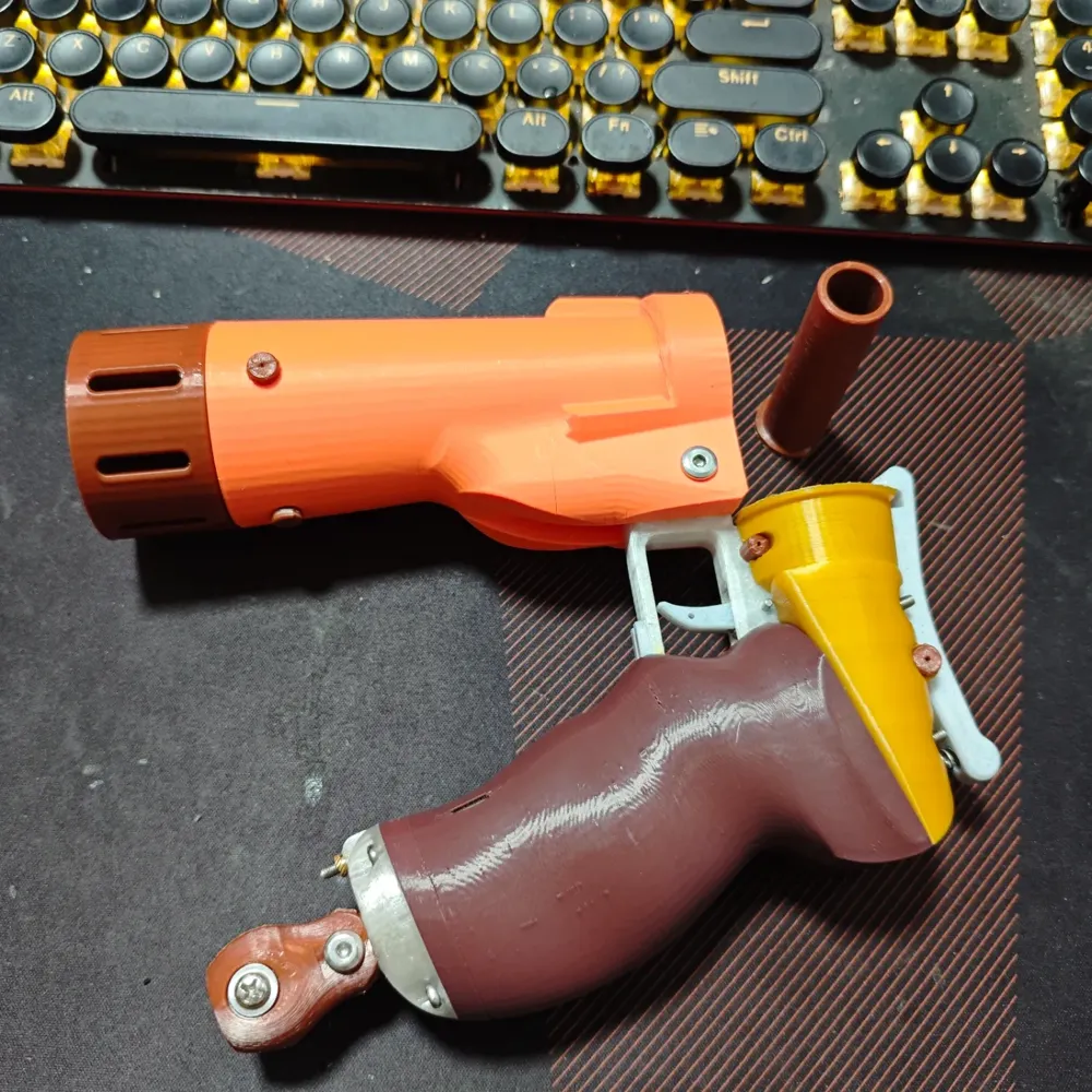 Break-action shell-ejecting firing mechanism by 金牛龙星 - MakerWorld
