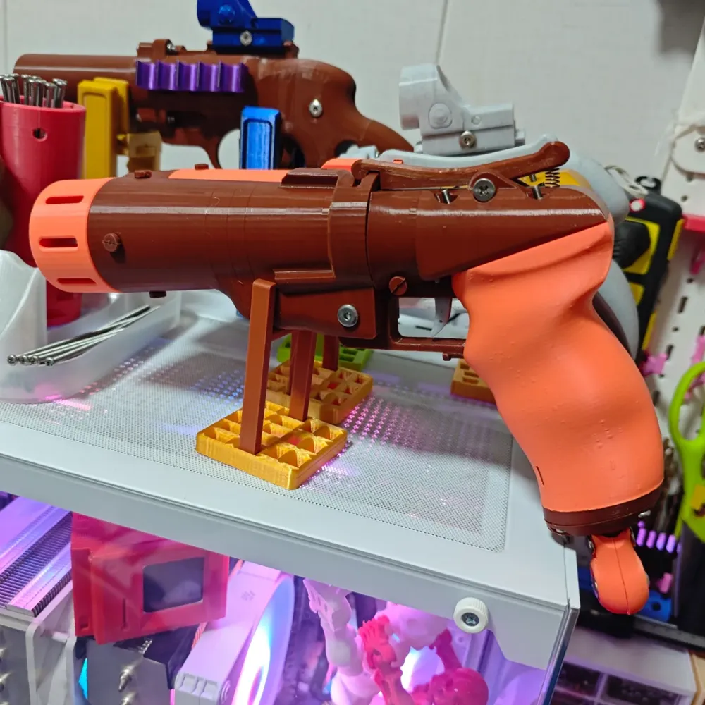 Break-action shell-ejecting firing mechanism by 金牛龙星 - MakerWorld