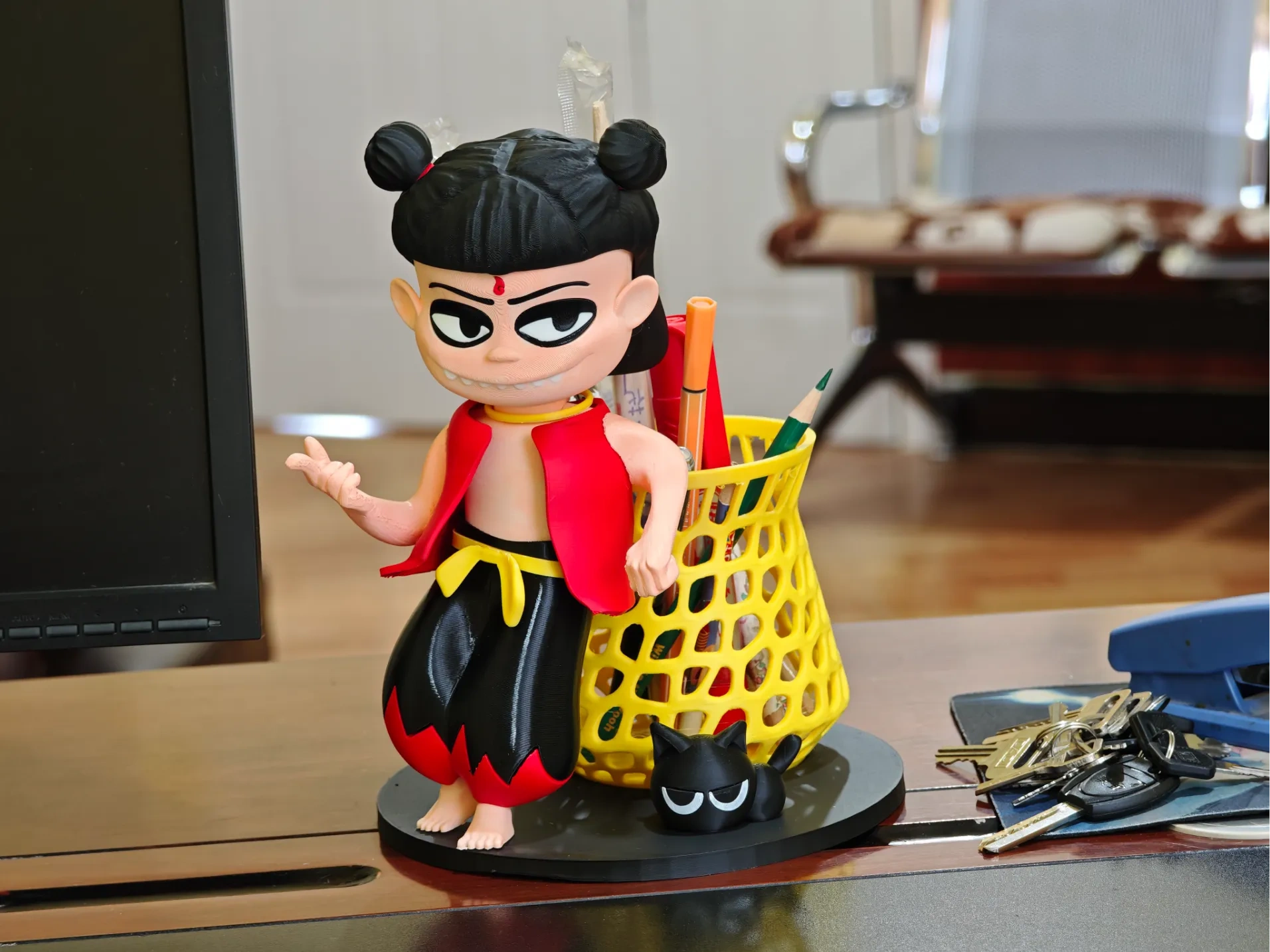 Nezha the Spirit Boy Pen Holder (Multi-color Print Version, No AMS ...