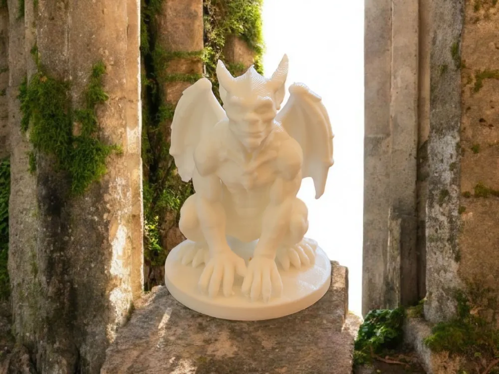 Fun Gargoyle - Paint Your Own by Extrude Dude ⭐⭐⭐⭐⭐ MakerWorld ...