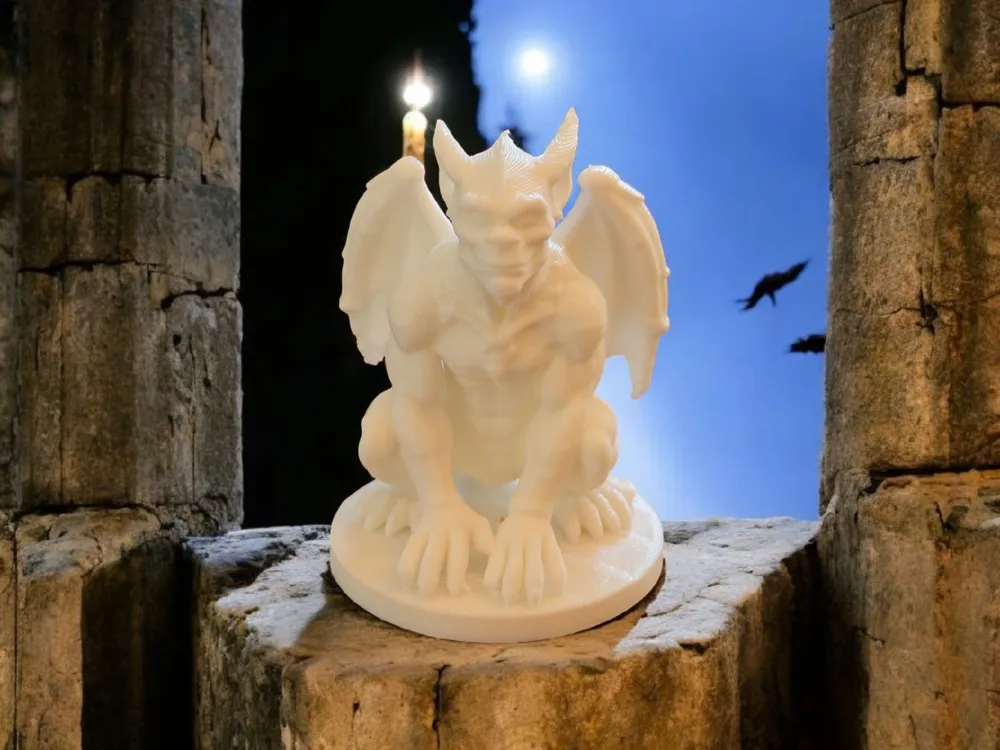 Fun Gargoyle - Paint Your Own by Extrude Dude ⭐⭐⭐⭐⭐ MakerWorld ...