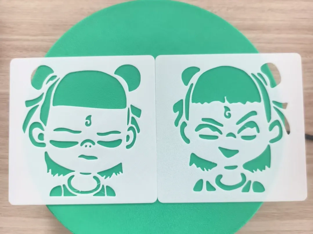 Nezha - Hand Account Hollow Carving Template by hnaylz361 - MakerWorld