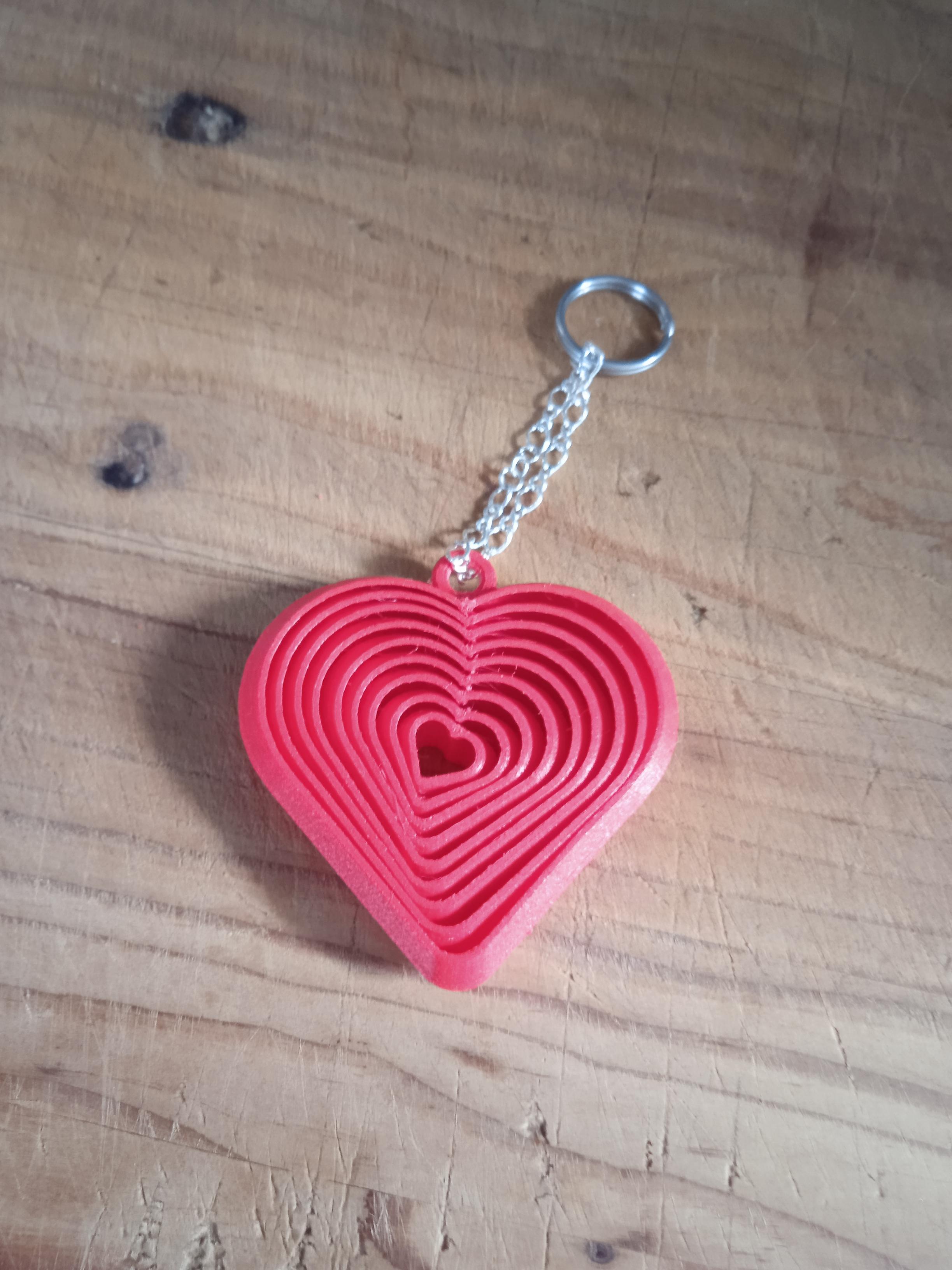 fidget Heart key chain by techbit - MakerWorld