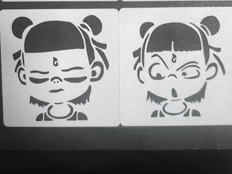 Nezha Notebook Hollow Template Set Two by hnaylz361 - MakerWorld