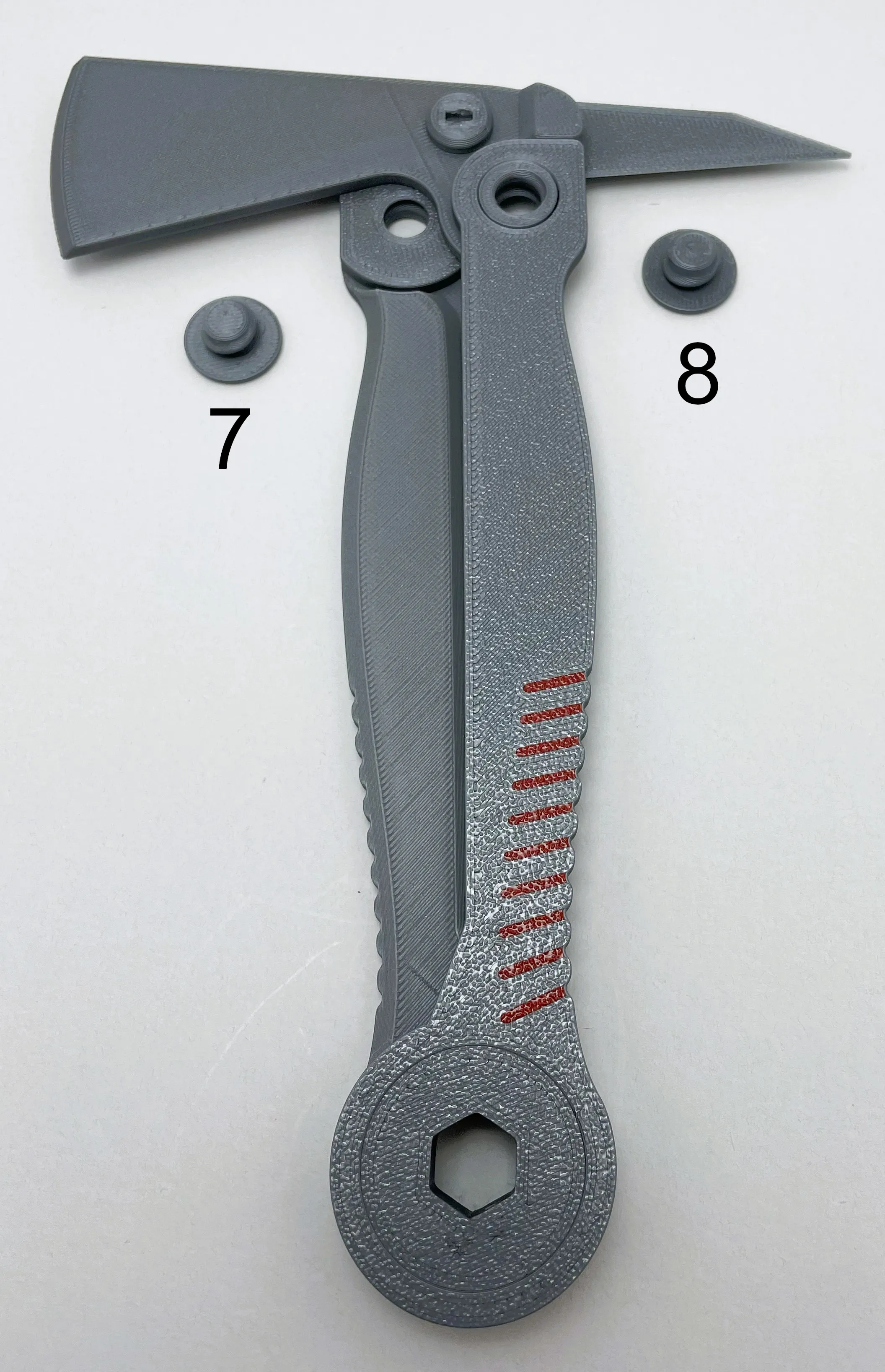 Folding Axe - Free 3D Print Model - MakerWorld