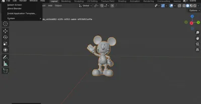 disney—Hello Mickey! Waving Mickey Mouse One-Piece Print by a18yuan ...