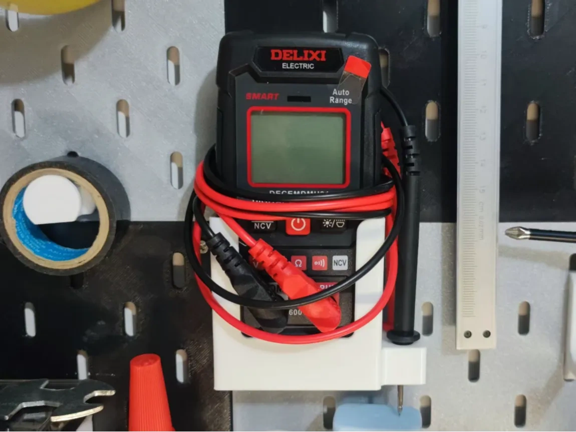 DELIXI H31 Mini Smart Multimeter Pegboard Mount (3mm) by 无中生有 - MakerWorld