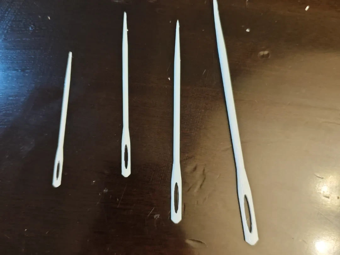 New plastic needle, safety sewing needle for children, sewing needle ...