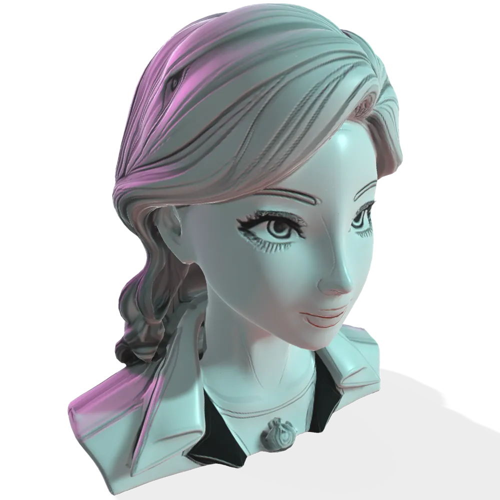 Graceful Muse Bust by Factex@Lab - MakerWorld