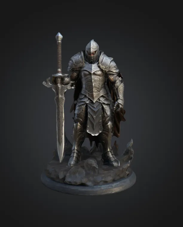 Ritterfigur mit Schwert von 3DSUDcreation MakerWorld: Kostenlose 3D-Modelle herunterladen