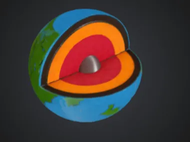 Layered earth - Free 3D Print Model - MakerWorld