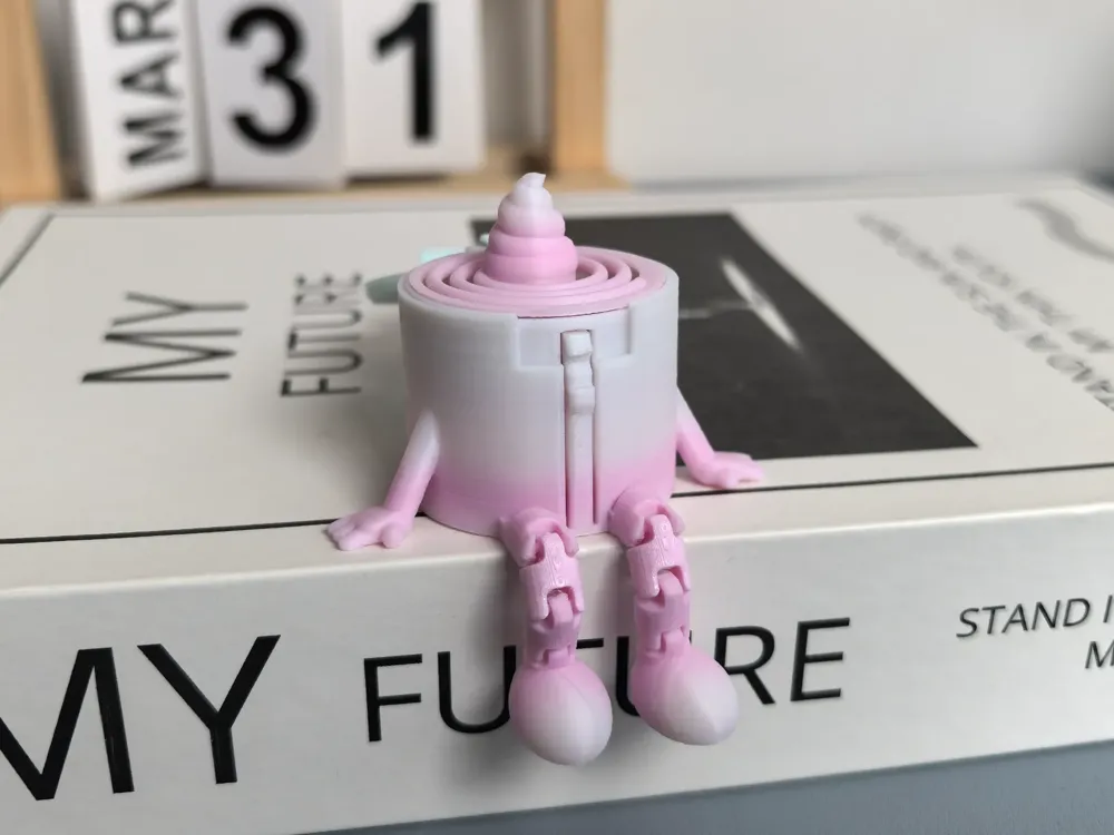 Mischievous Spring Box Articulated Figurine Prank Toy by user ...