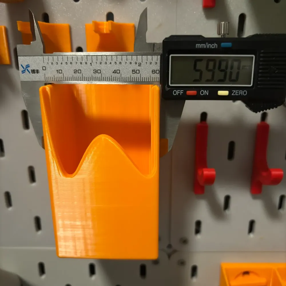 Spoon holder with drainage holes - suitable for IKEA pegboard (5mm ...