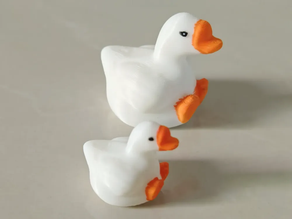 Miniature Adorable Goose Micro Cartoon Animal Toy by kucell MakerWorld ...