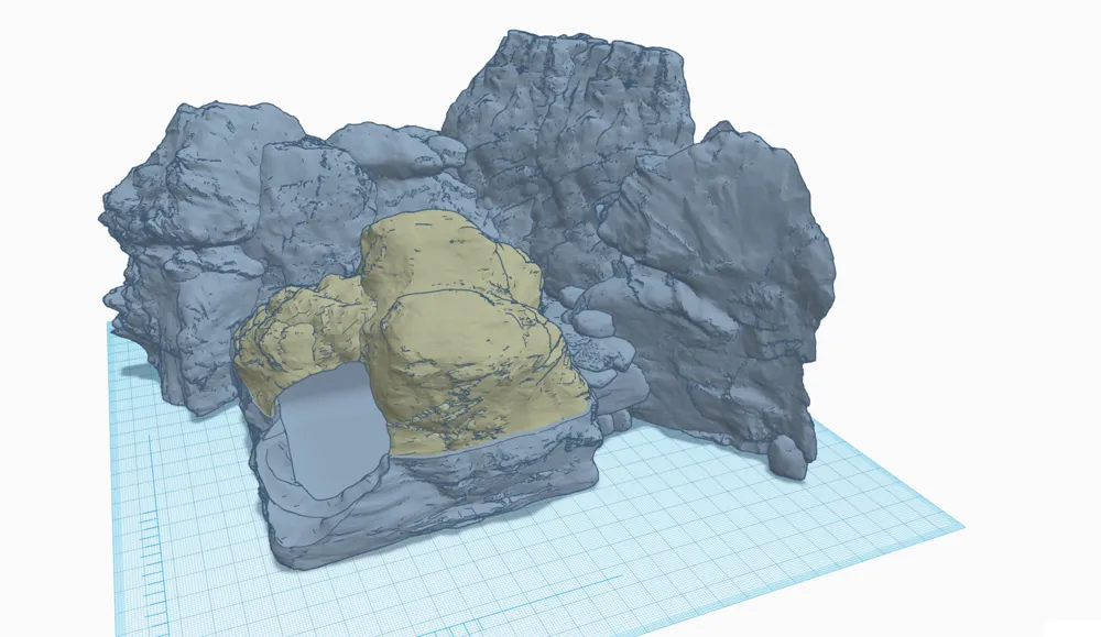 Lizard/Gecko cave/hide/rock wall by techyzone MakerWorld: Download Free ...