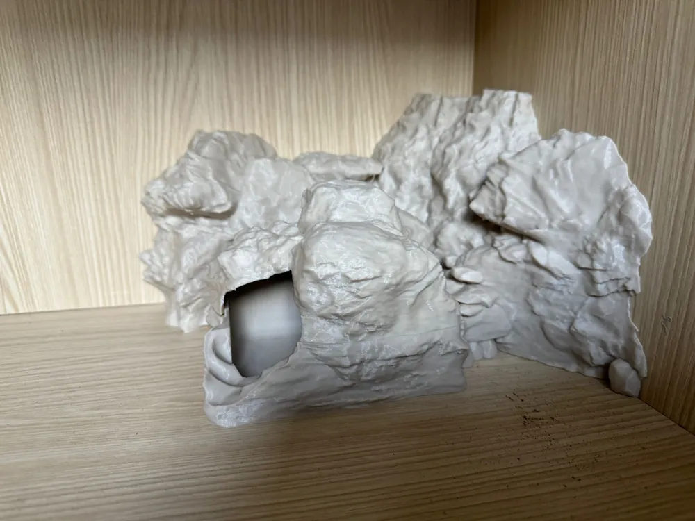Lizard/Gecko cave/hide/rock wall - Free 3D Print Model - MakerWorld