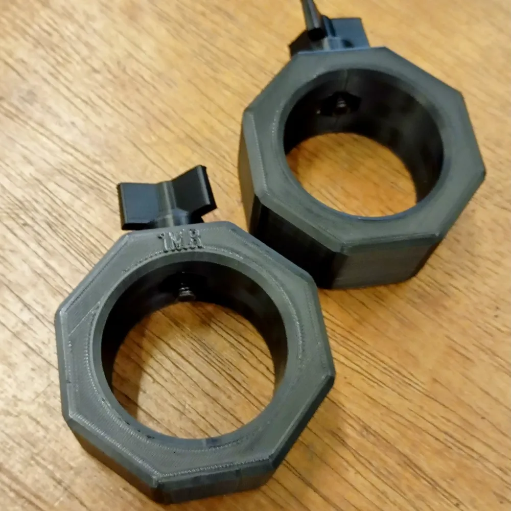 Barbell Collar Olympic or Any bar around 48-51mm - Free 3D Print Model ...