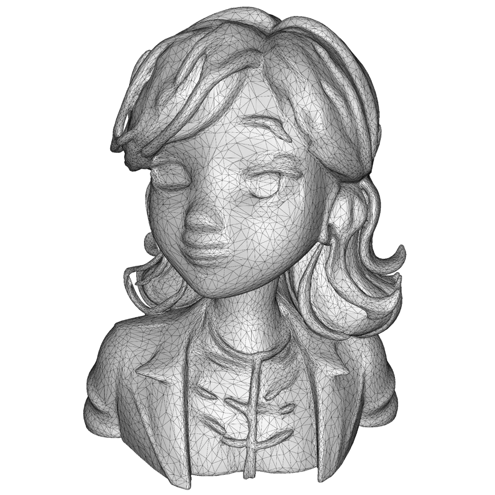 Stylized Female Character Bust by Factex@Lab - MakerWorld