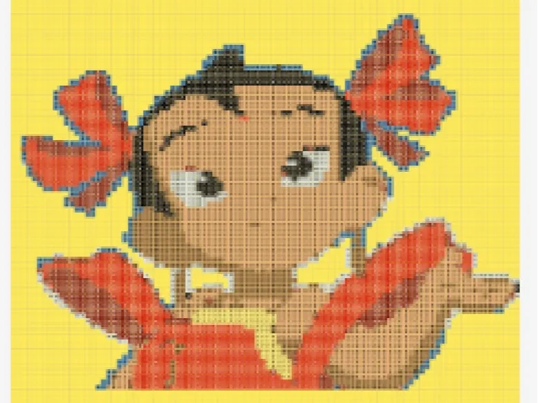 Der junge Held Nezha als Pixel-Puzzle von user_2746866387 - MakerWorld