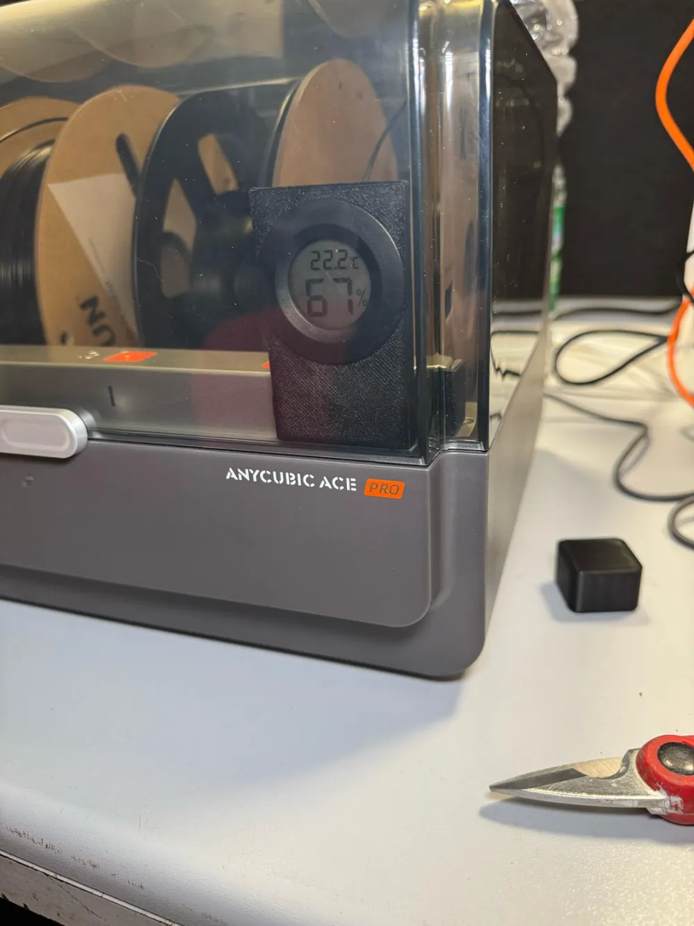 Soporte sensor TEMP/HUMEDAD para ACE PRO ANYCUBIC por scarfante ...
