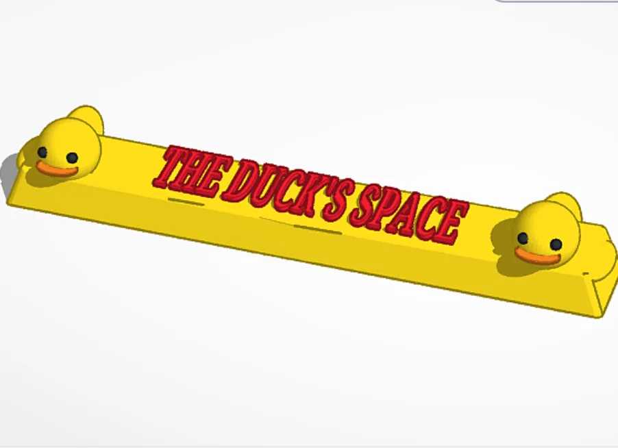 Duckey Key-Cap Spacebar - Free 3D Print Model - MakerWorld
