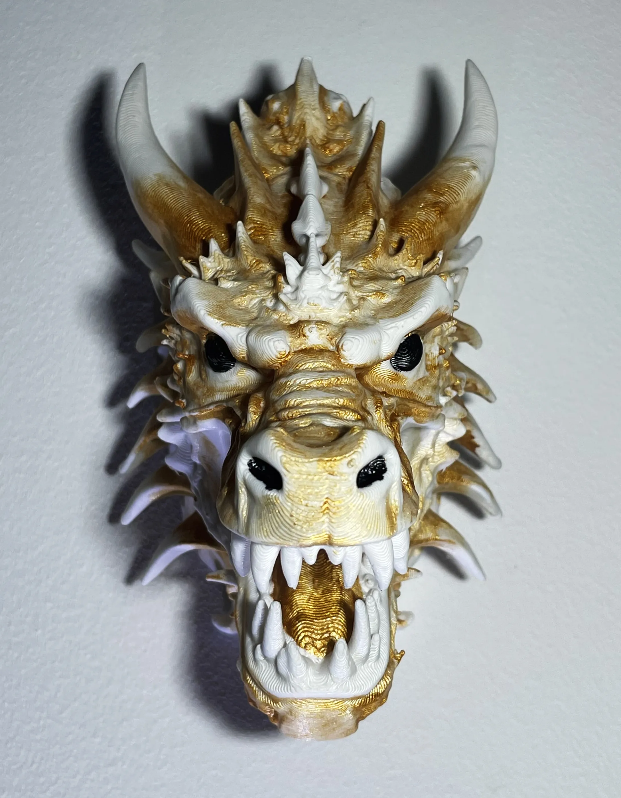 Wall Mounted Dragon Head Trophy - Free 3D Print Model - MakerWorld