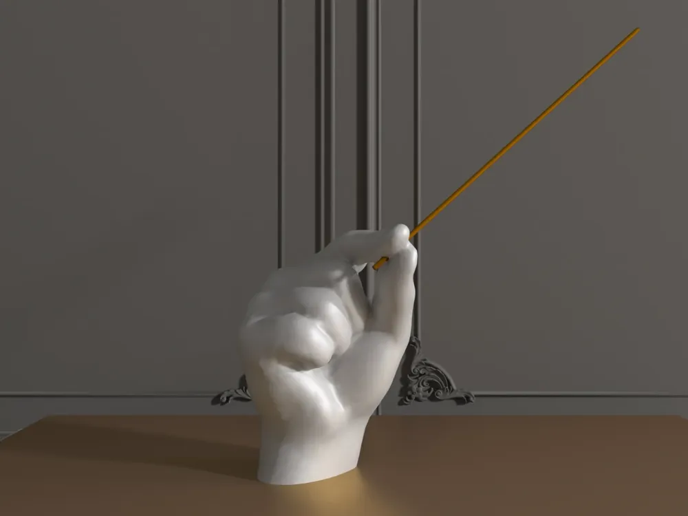 Pinching Gesture - Incense Holder by 天天向上MakerWorld: Download Free 3D ...