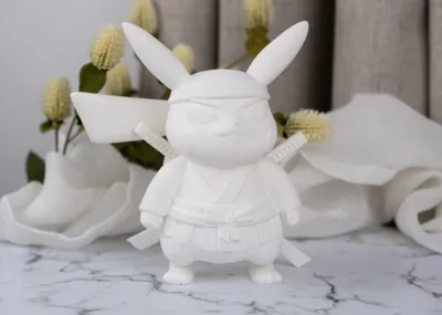 Pikachu Samurai 3D Printable Figurine by NOTO3D - MakerWorld