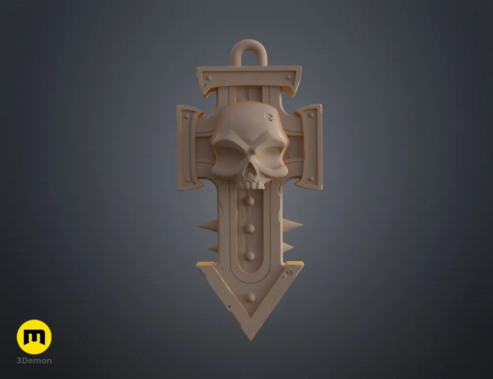 Space Marine Purity Trophy Cross by 3Demon - MakerWorld