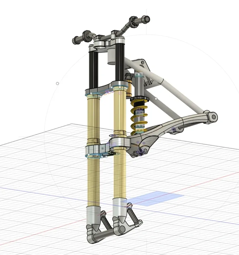 BMW Telelever Front Suspension Model by Thomas MakerWorld: Download ...