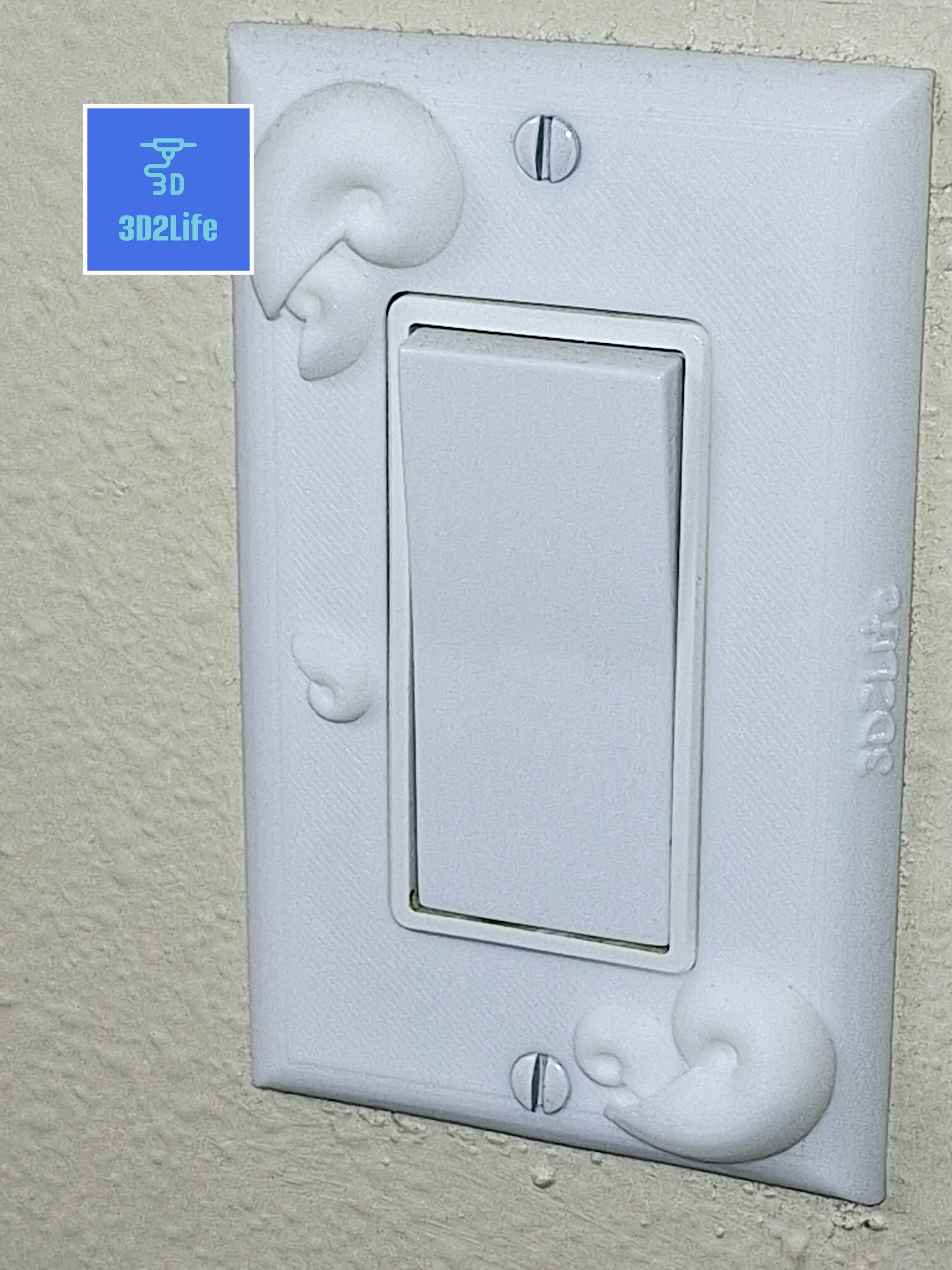 Nautilus Light Switch Cover by 3D2Life MakerWorld: Download Free 3D Models