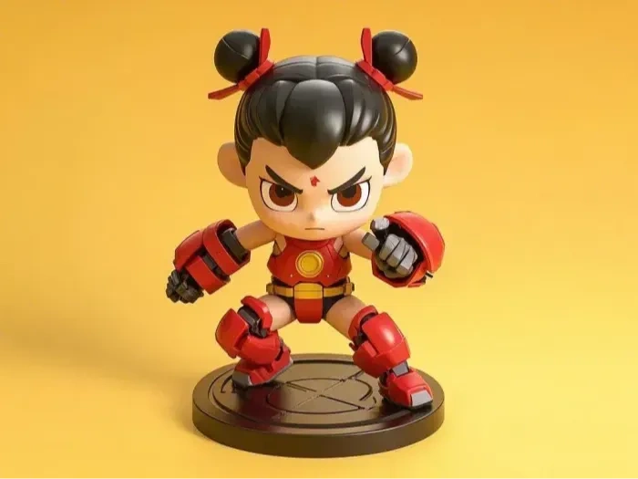 【哪吒】赛博朋克版，战斗形态 来自 heibo - MakerWorld