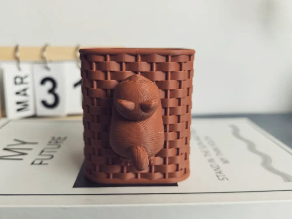 Adorable Cat Pen Holder by user_2952255425 - MakerWorld