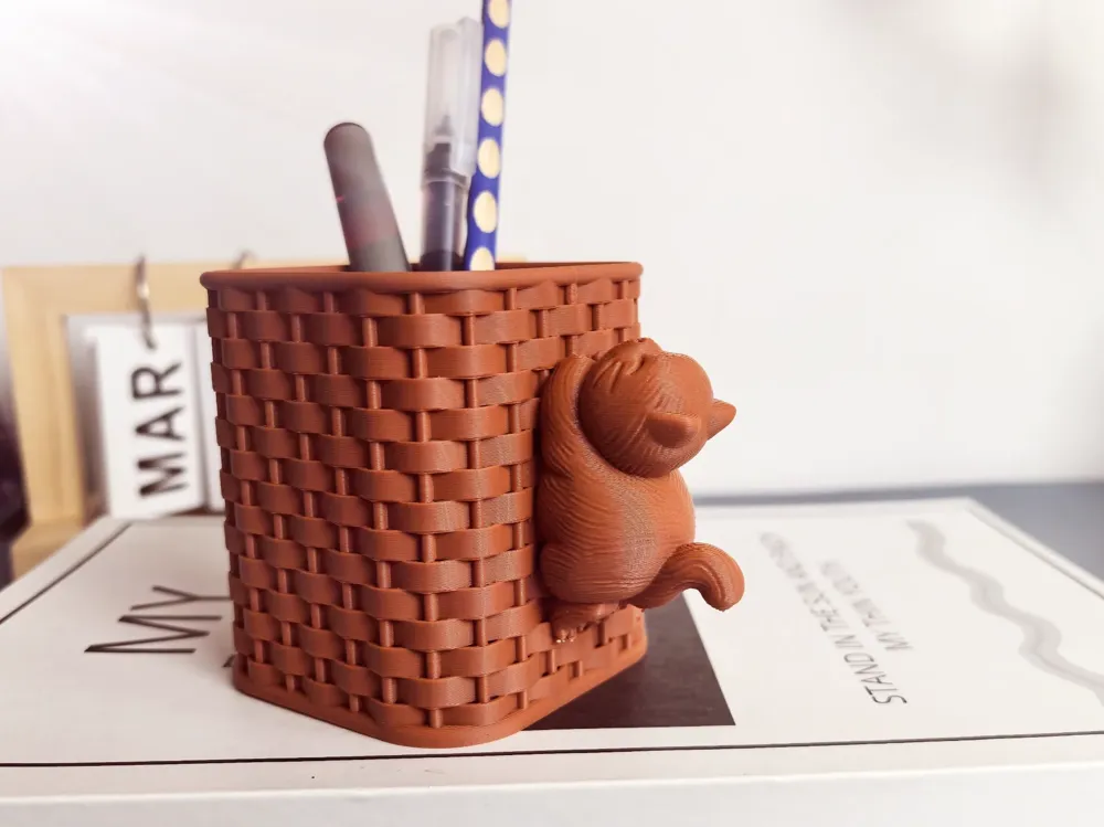 Adorable Cat Pen Holder by user_2952255425 - MakerWorld