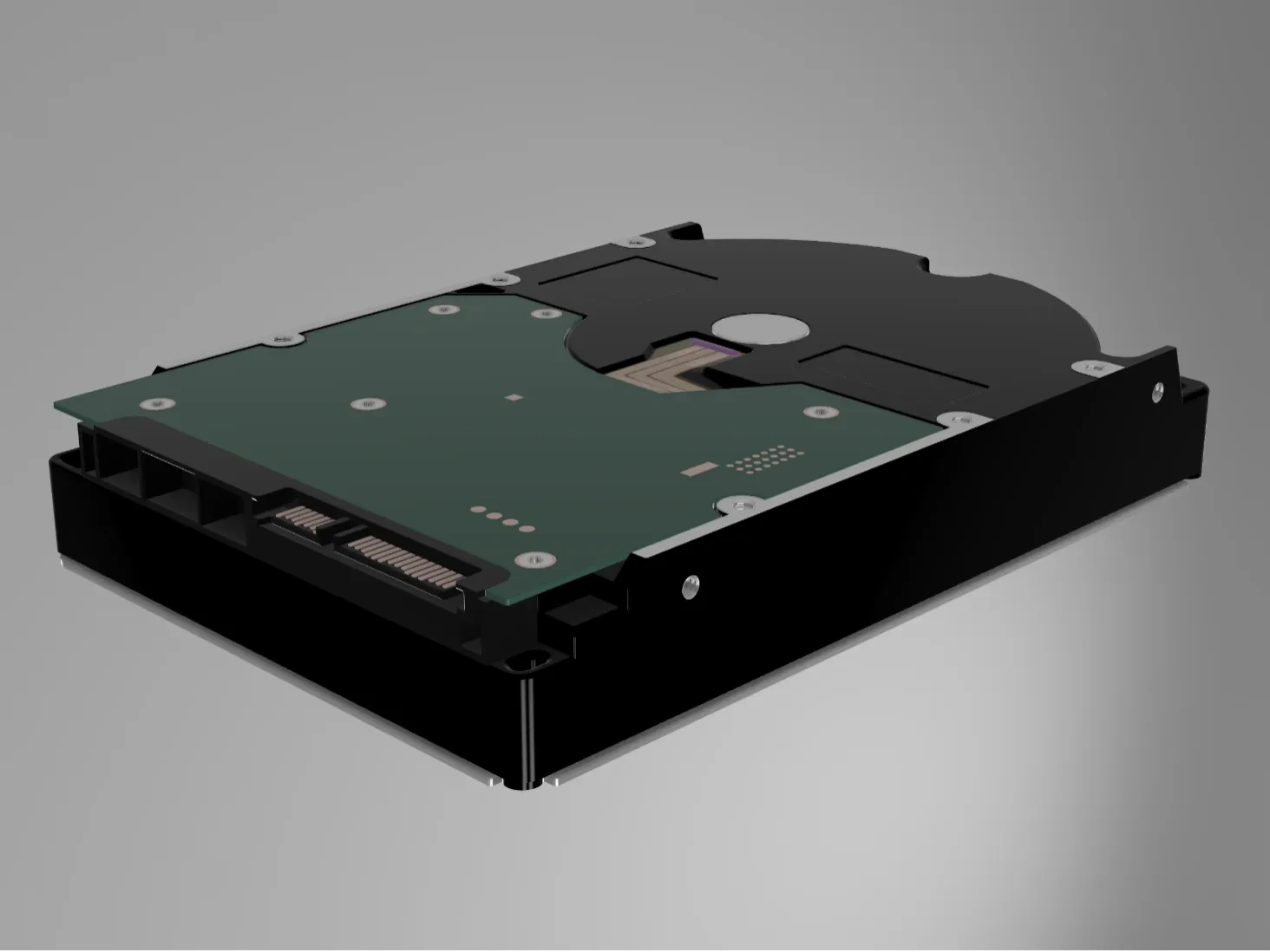 3.5-inch Mechanical Hard Drive Printable Model by J Factory - MakerWorld